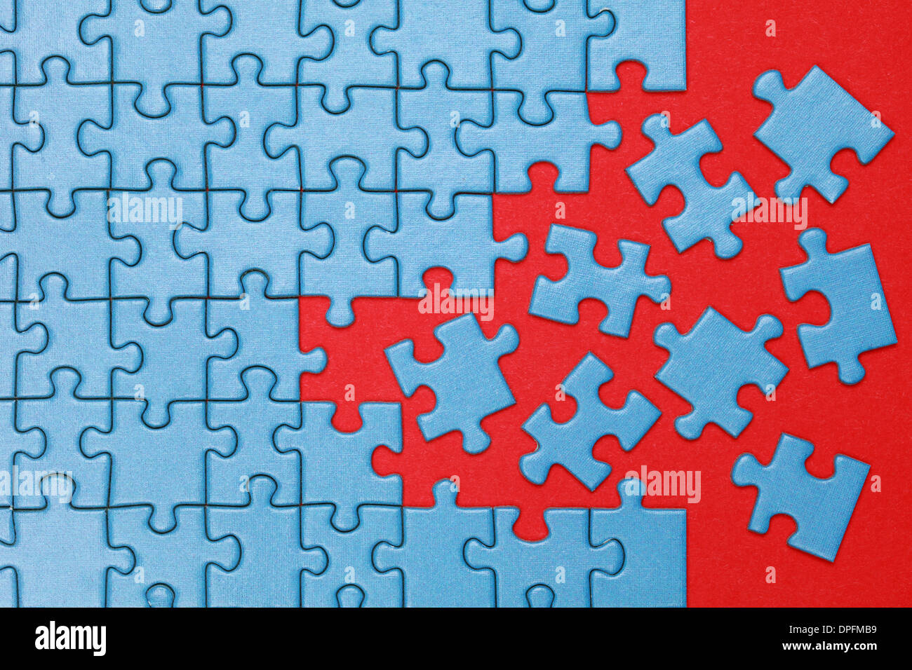 Finished jigsaw puzzle hi-res stock photography and images - Alamy