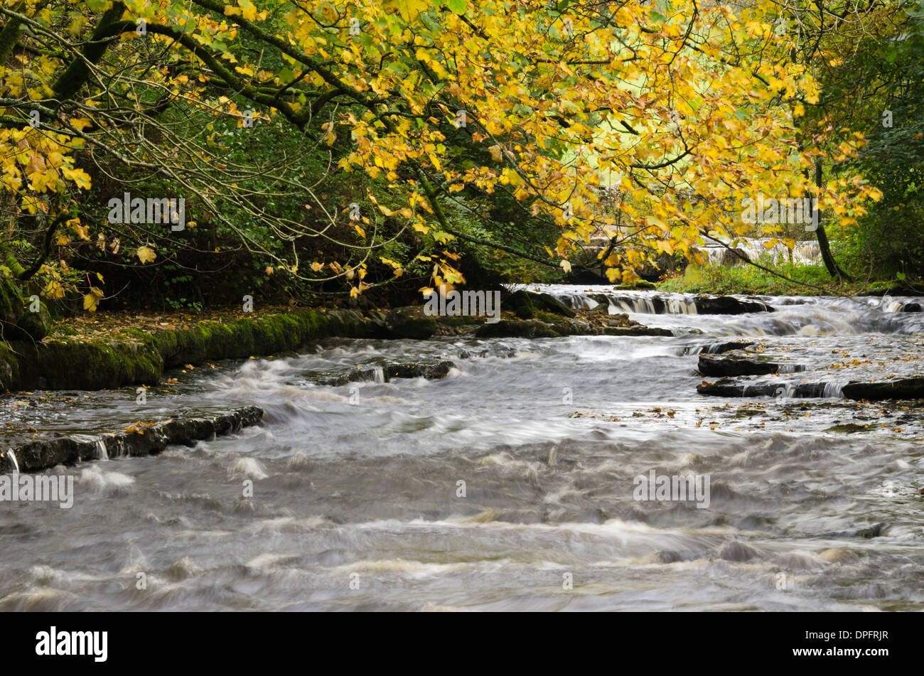 Dentdale waterfall in the Yorkshire Dales Stock Photo - Alamy