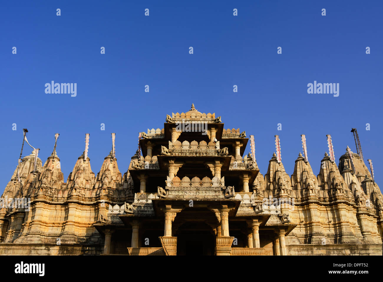 Ranakpur Temple of Jainism Entrance known for its carved Pillars and ...