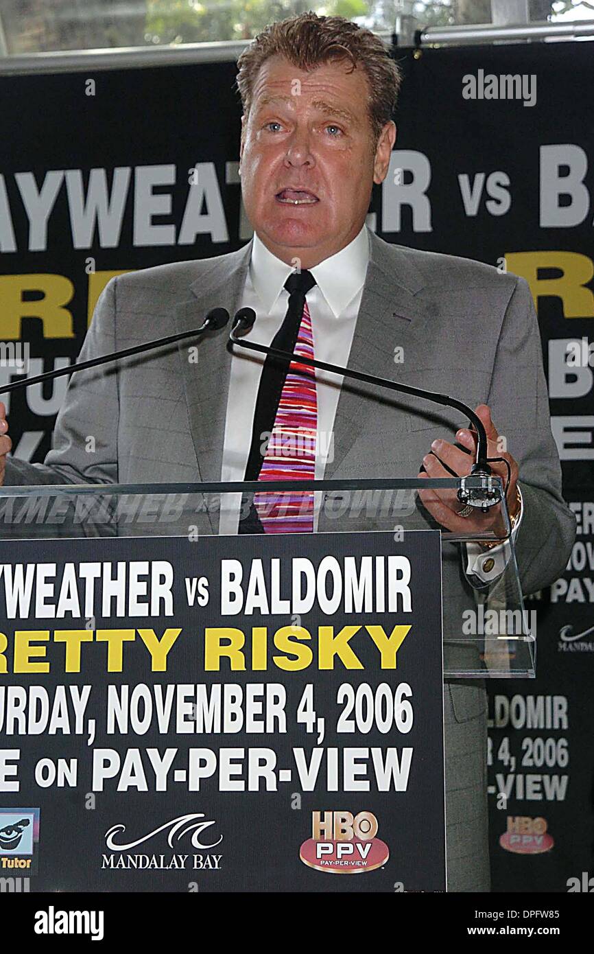Sept. 6, 2006 - New York, New York, U.S. - BOXING MATCH PRESS ...