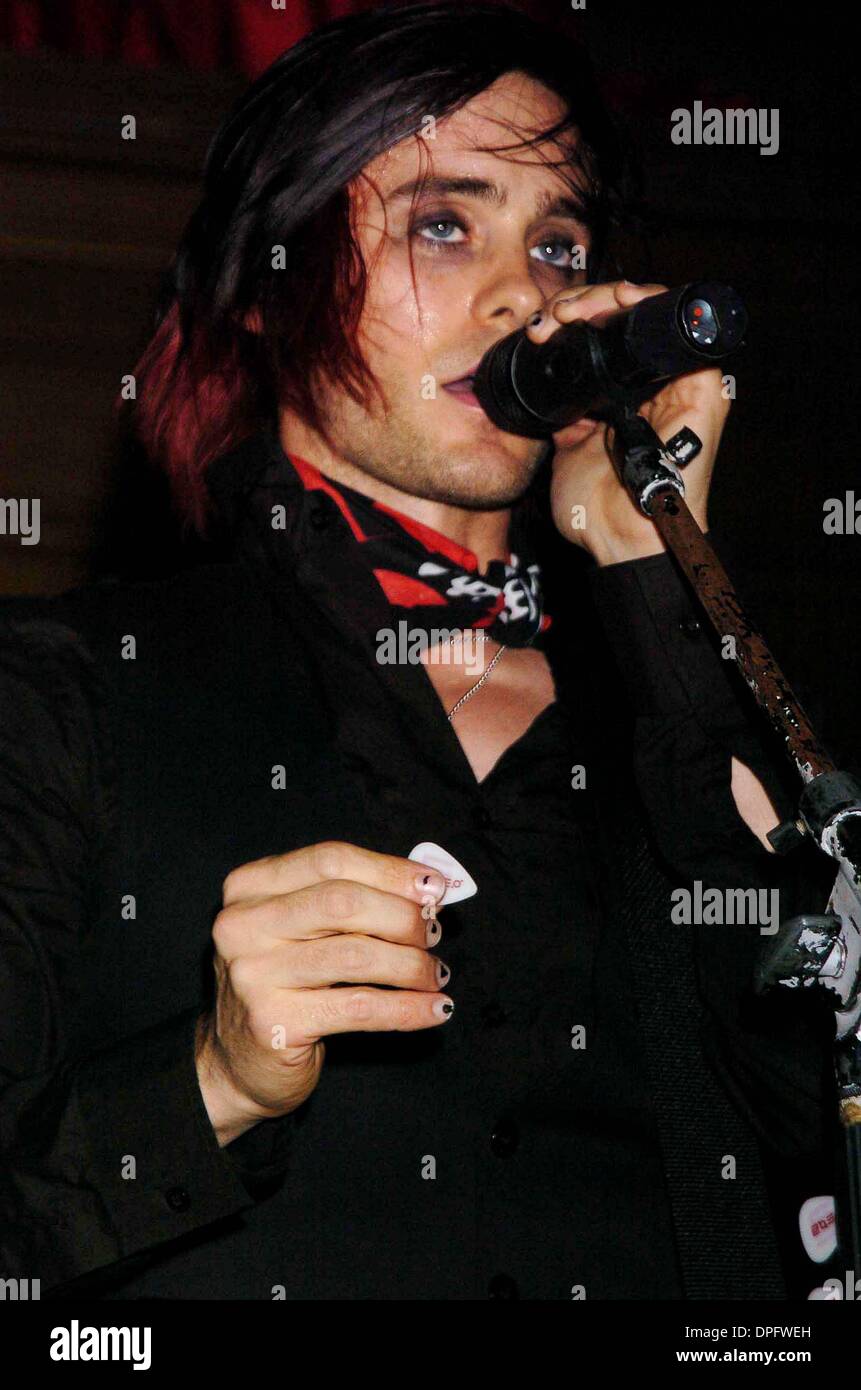 Sept. 14, 2006 - New York, New York, U.S. - JARED LETO PERFORMS AT ...