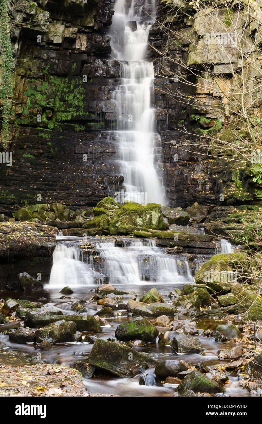 Mill Gill waterfall in Wensleydale Stock Photo - Alamy