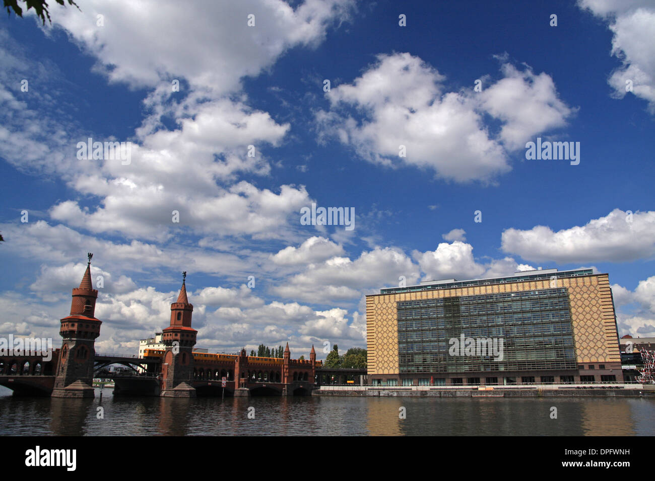 Oberbaumbrucke bridge,(Berlin, Germany, Deutschland, Europe Stock Photo ...
