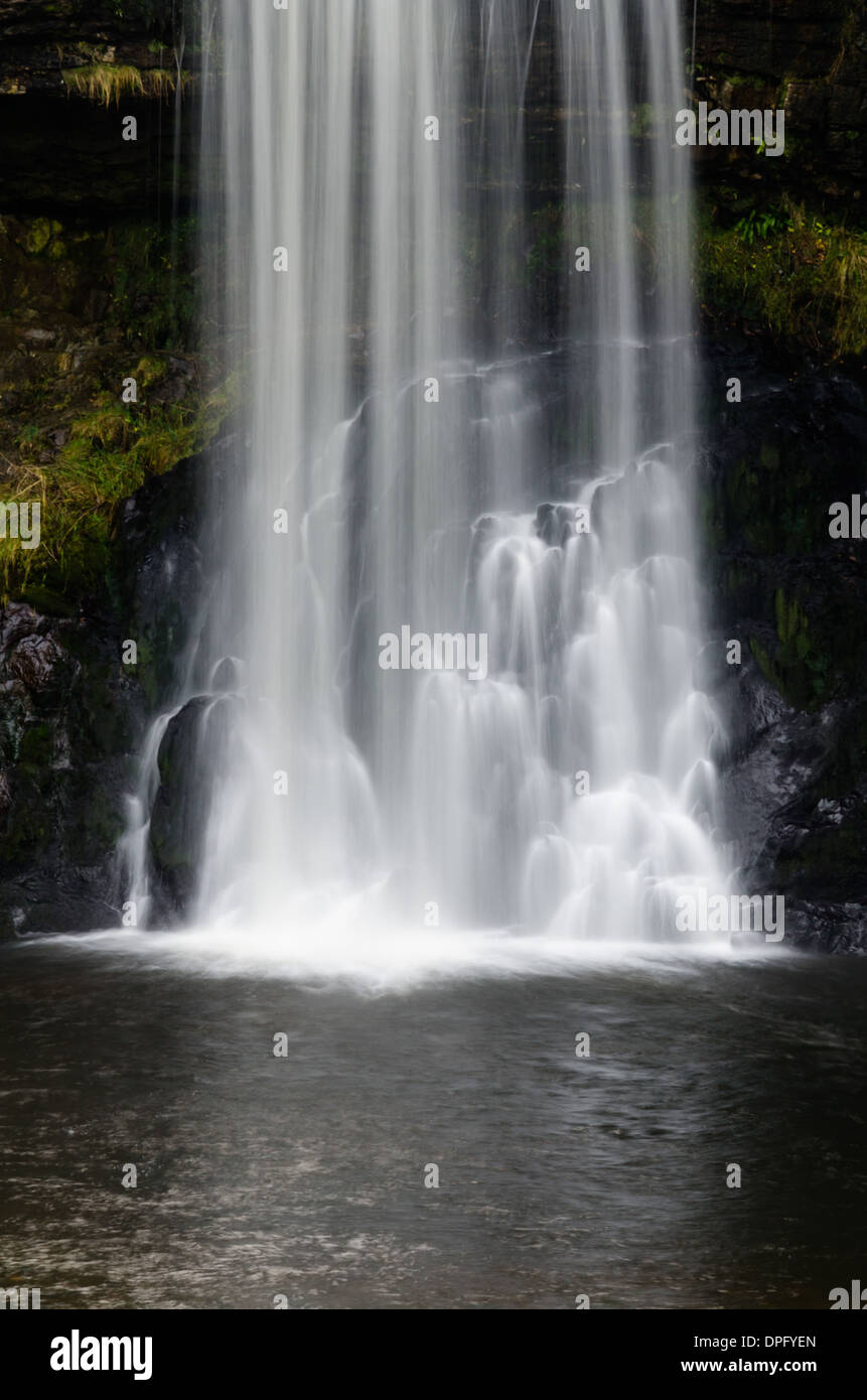 Thornton Force waterfall at Ingleton in the Yorkshire Dales Stock Photo ...