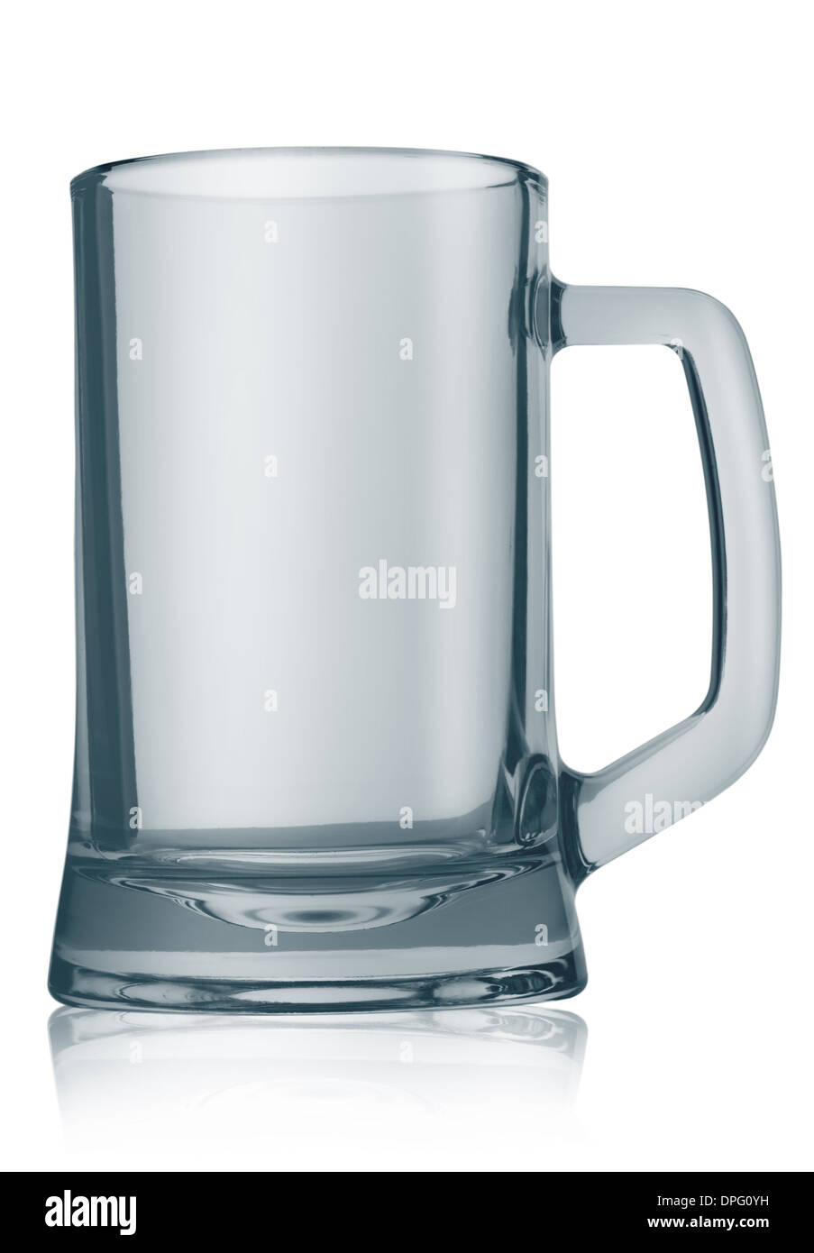 Empty beer mug isolated on a white background Stock Photo - Alamy