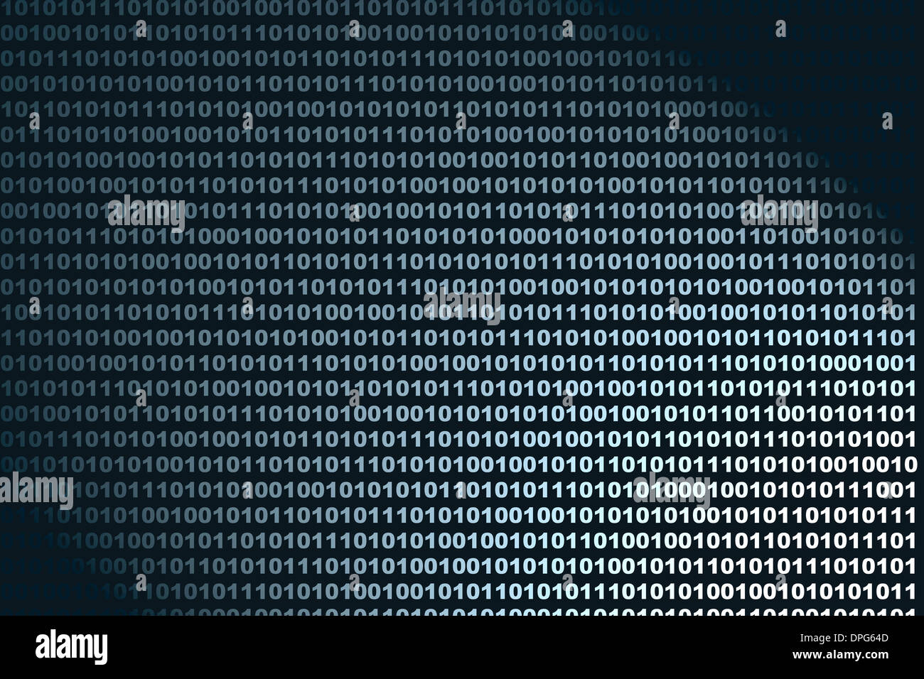 A binary background showing flowing bits Stock Photo - Alamy