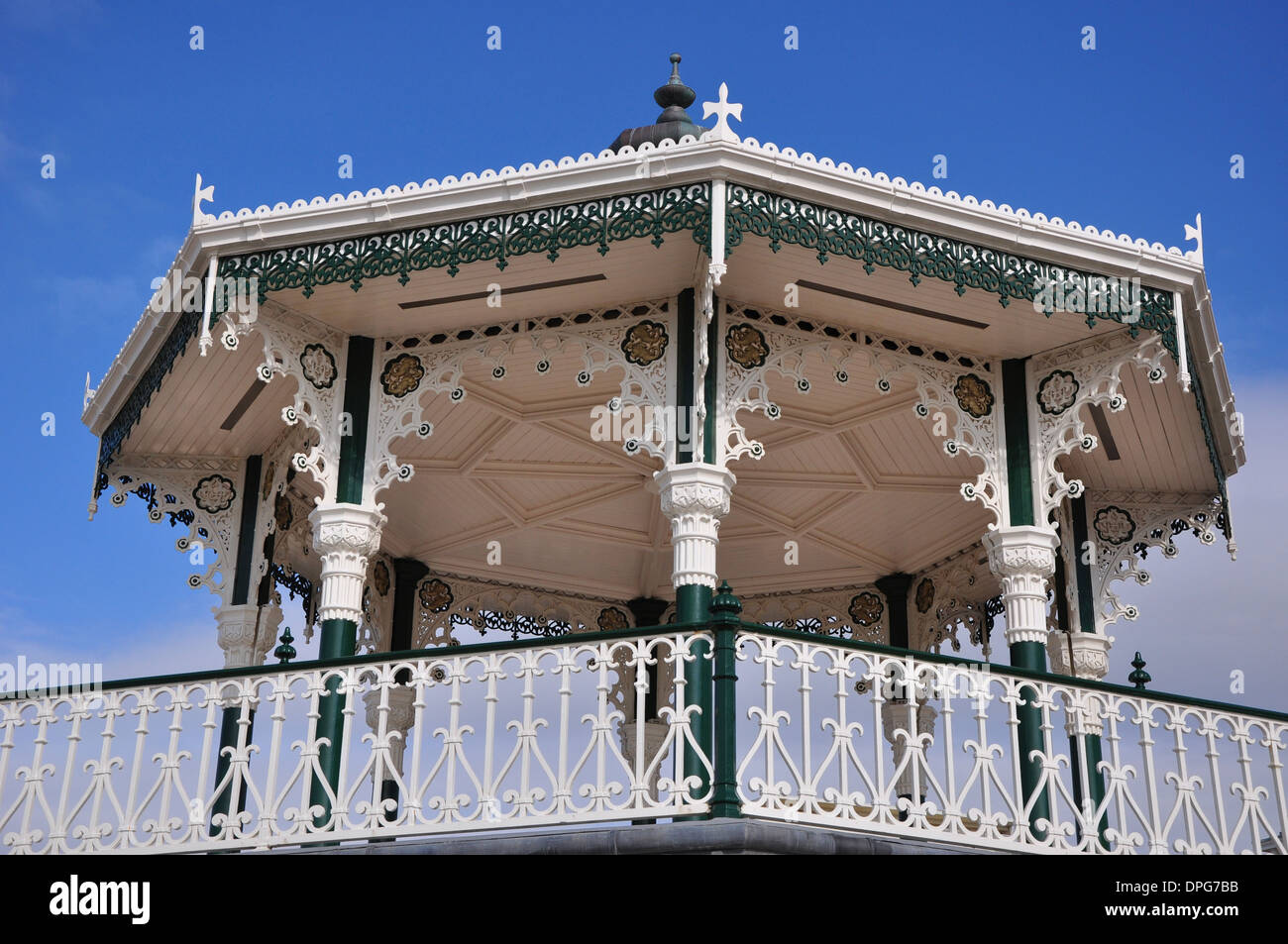 A view of a Brighton seafront bandstand UK Stock Photo - Alamy