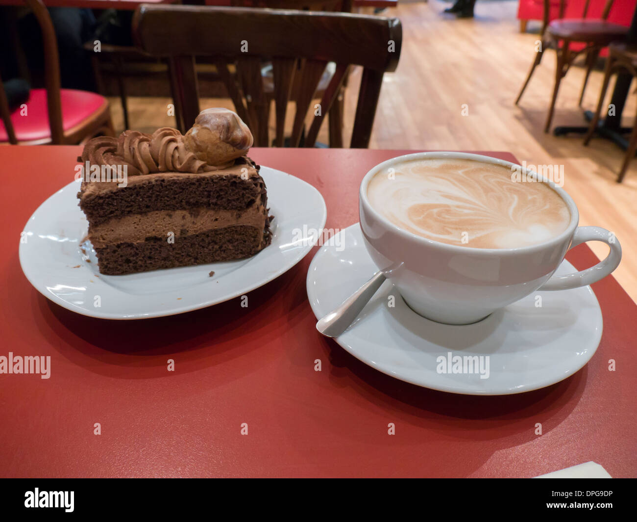 Coffee and cake Stock Photo - Alamy