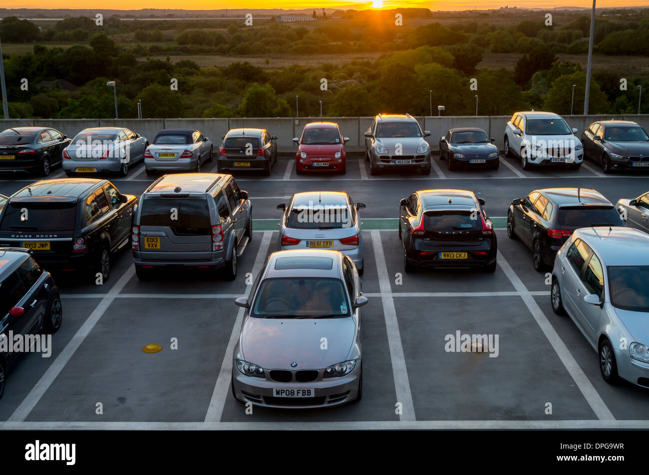 UK, England, London, car park Stock Photo - Alamy
