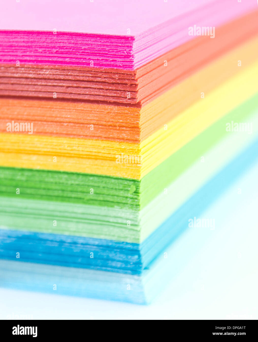 Coloured paper colored paper hi-res stock photography and images - Alamy