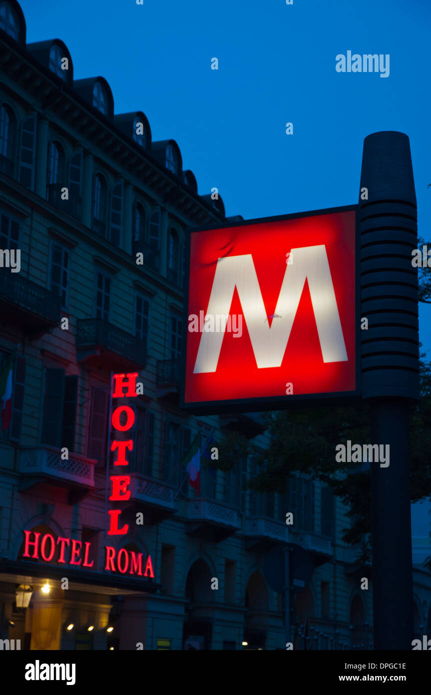 Turin sign hi-res stock photography and images - Alamy