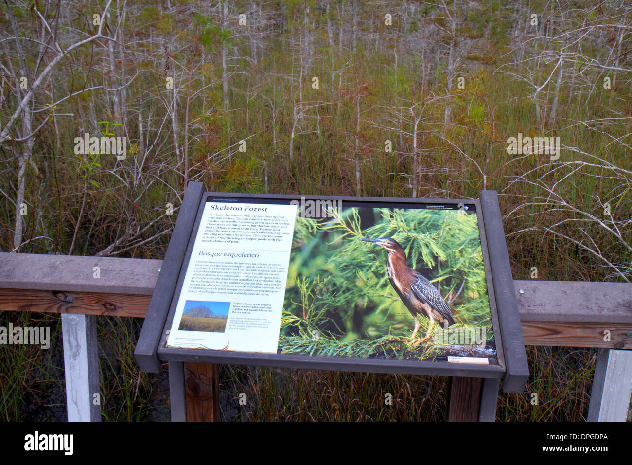 Miami Florida,Everglades National Park,Main Park Road,sign,exhibit ...