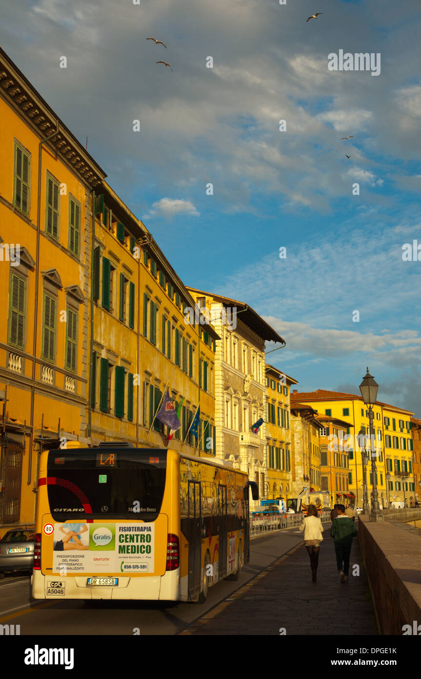 Pisa riverside scene hi-res stock photography and images - Alamy
