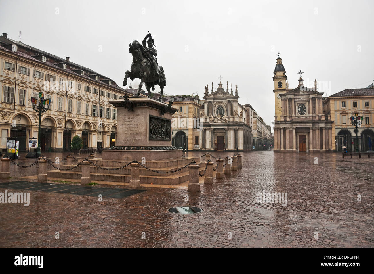 view of turin city centre, Italy Stock Photo - Alamy