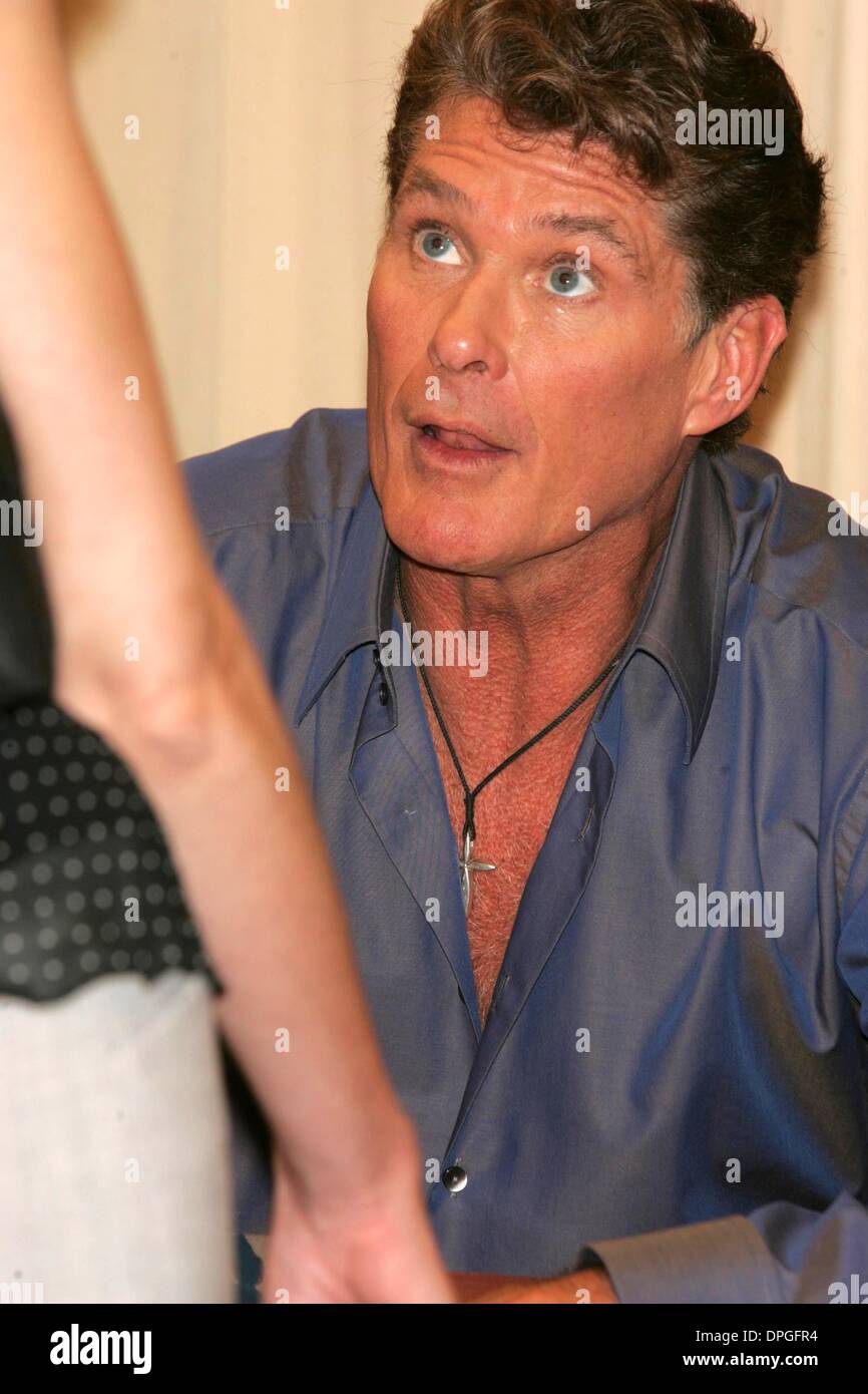 June 4, 2006 - New York, New York, U.S. - K53356RM.DAVID HASSELHOFF ...