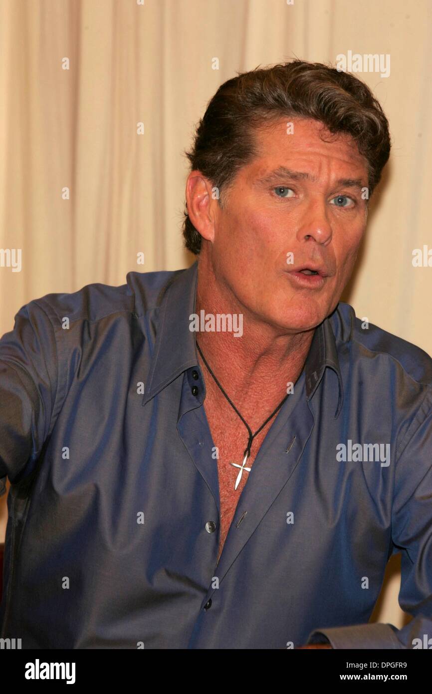 June 4, 2006 - New York, New York, U.S. - K53356RM.DAVID HASSELHOFF ...