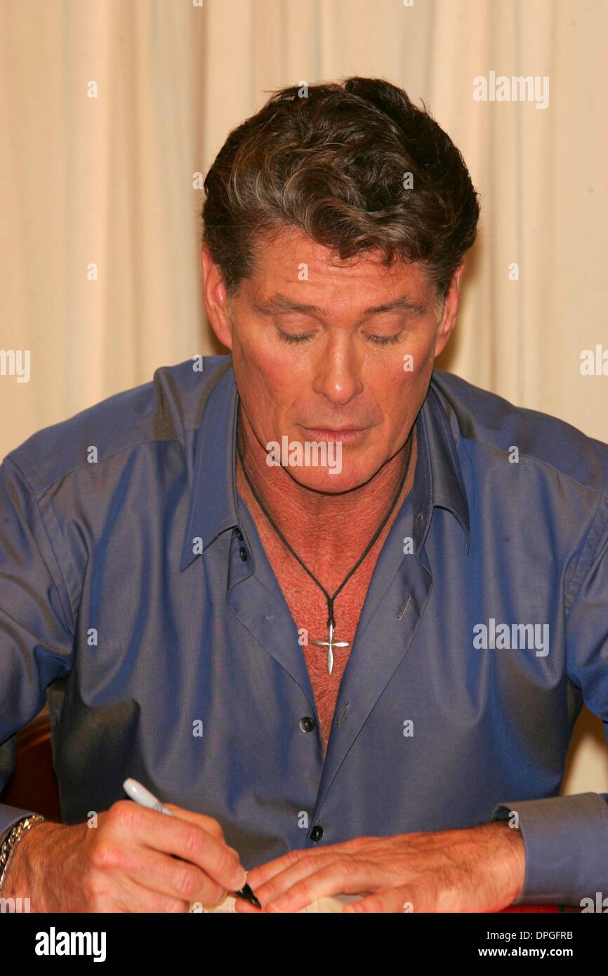 June 4, 2006 - New York, New York, U.S. - K53356RM.DAVID HASSELHOFF ...