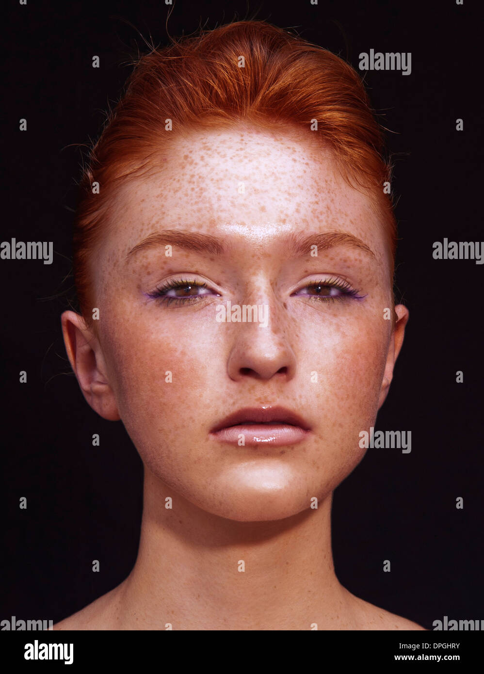 red hair beauty Stock Photo - Alamy