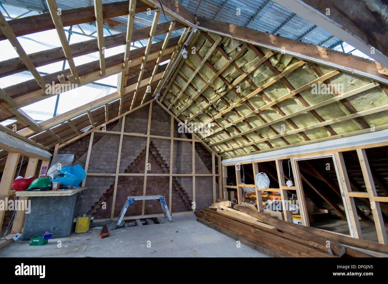 Europe, UK, England, London, loft conversion Stock Photo - Alamy