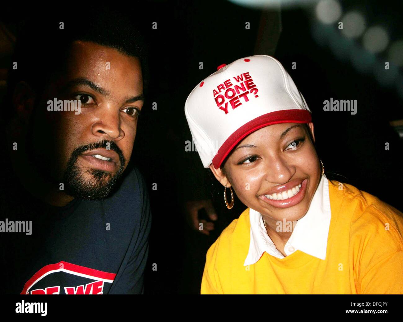 Apr. 2, 2006 - New York, New York, U.S. - ICE CUBE AND ALEISHA ALLEN AT ...