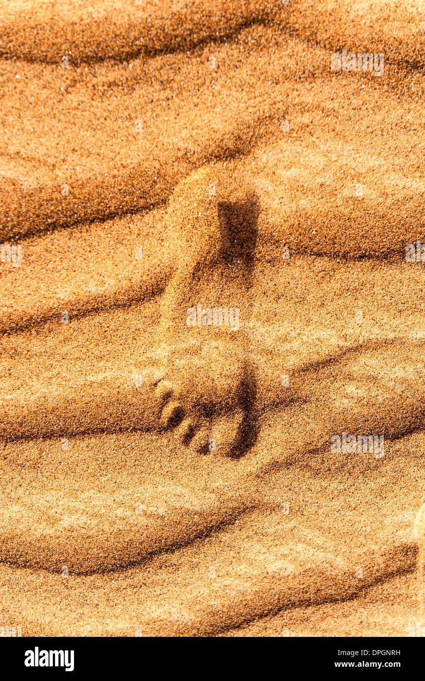 Color shot footprints in hi-res stock photography and images - Alamy