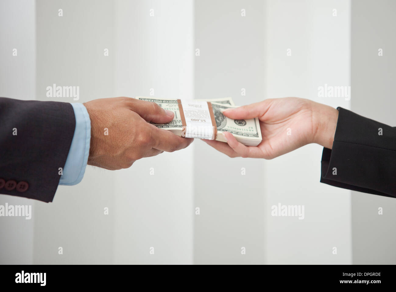 Bundles of one dollar bills hi-res stock photography and images - Alamy