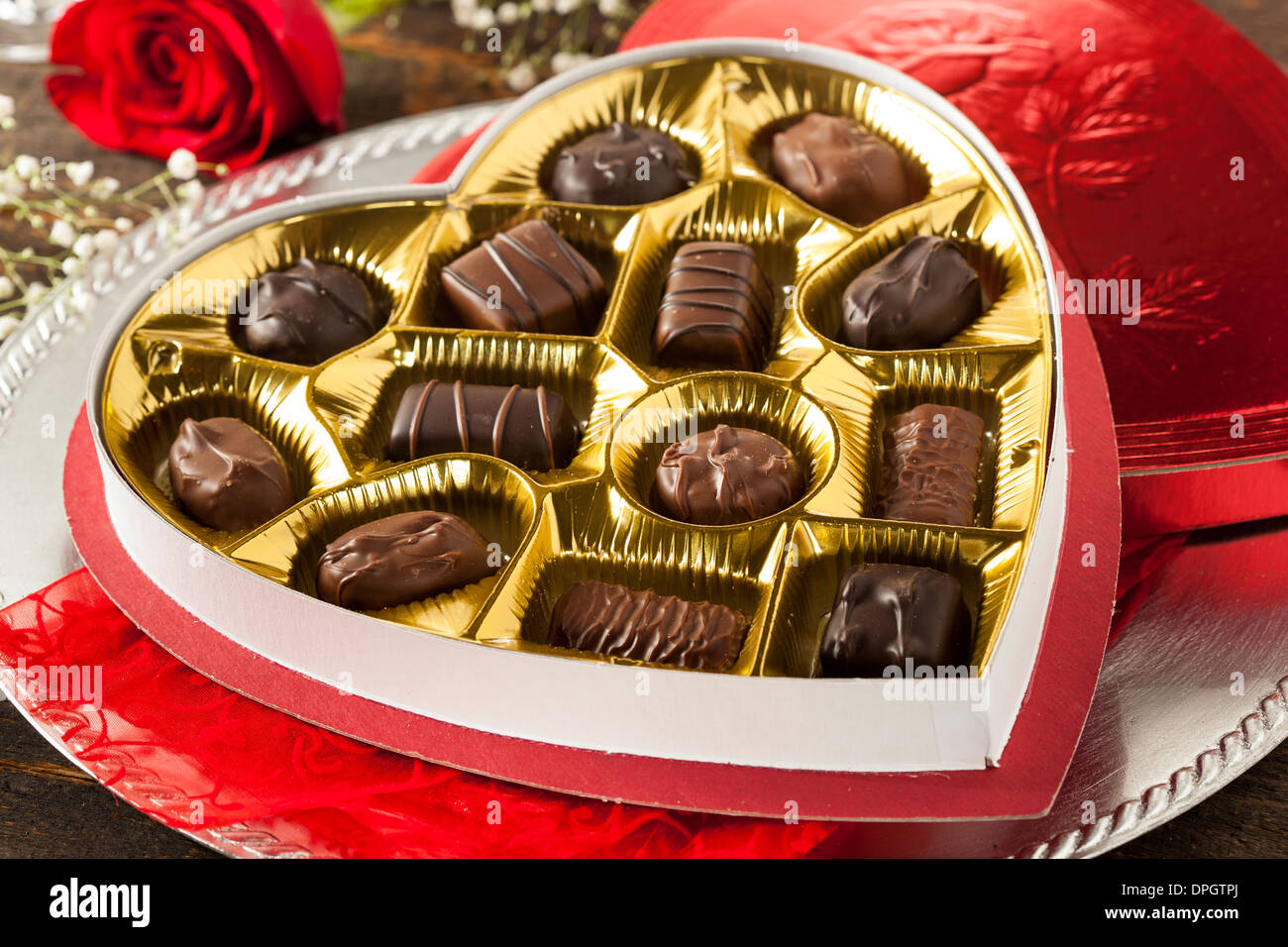 Fancy chocolate box hi-res stock photography and images - Alamy
