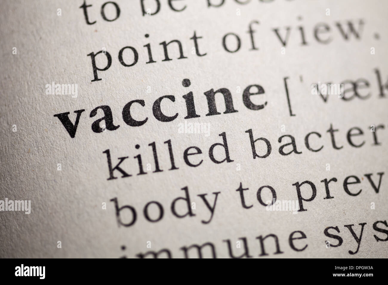 Definition of vaccine hi-res stock photography and images - Alamy