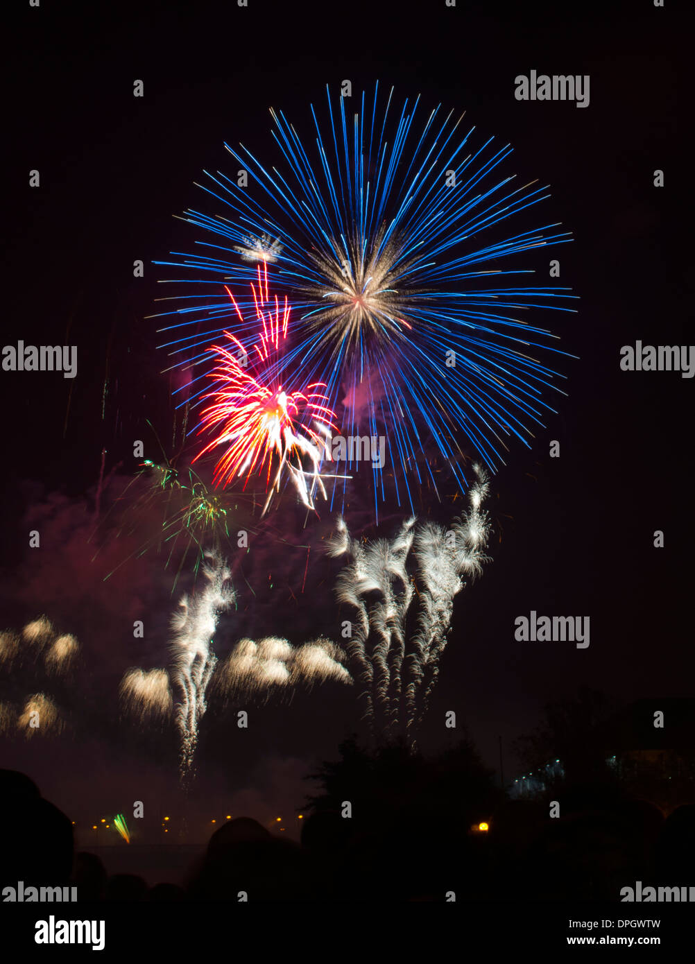 A firework display Stock Photo - Alamy