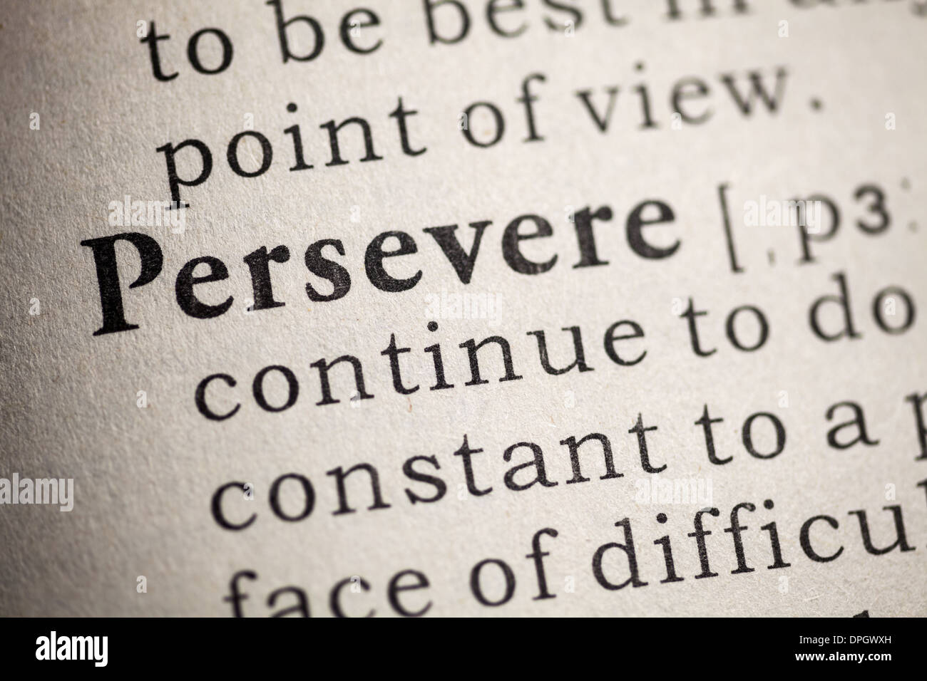 Perseverance Dictionary Definition