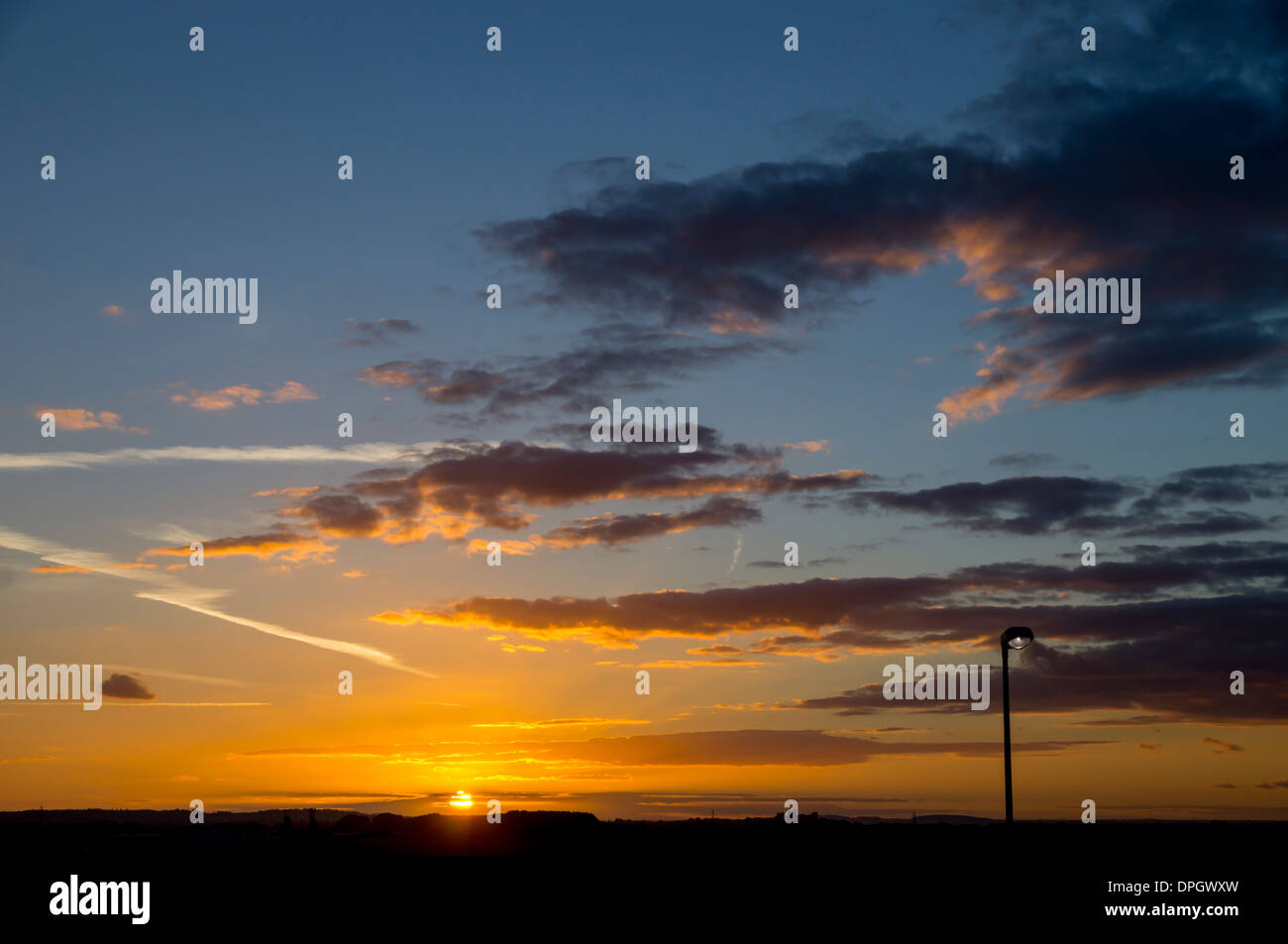 Europe, uk, sunset, uk Stock Photo - Alamy