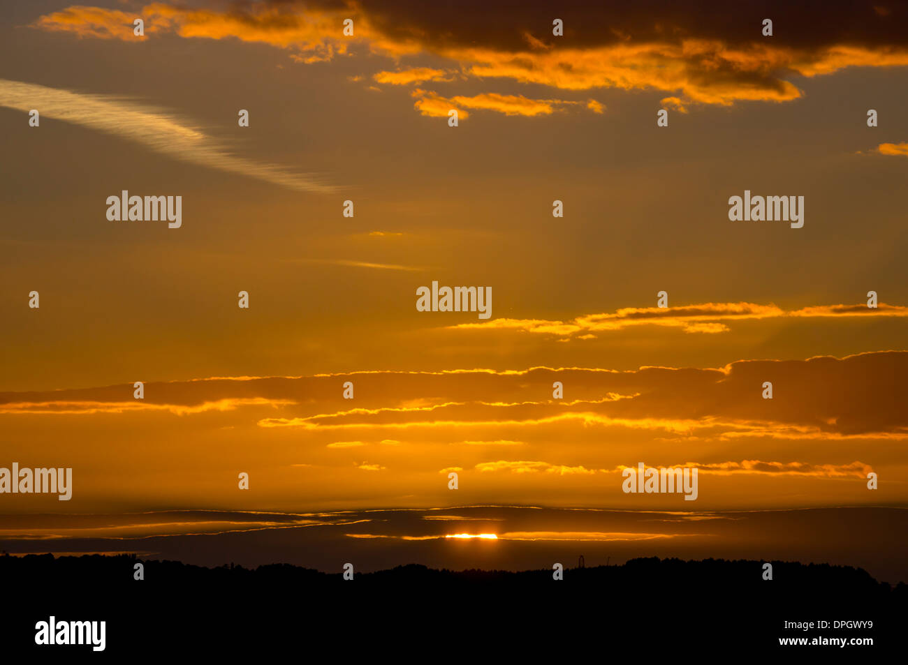 Europe, uk, sunset, uk Stock Photo - Alamy