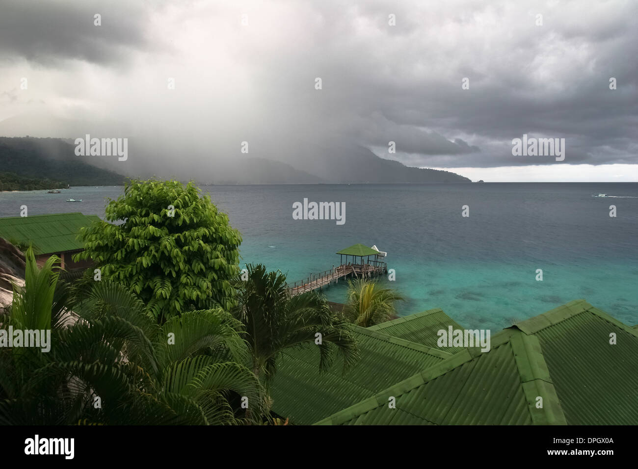 Panuba Inn Resort, Pulau Tioman Island, Malaysia, Asia Stock Photo - Alamy