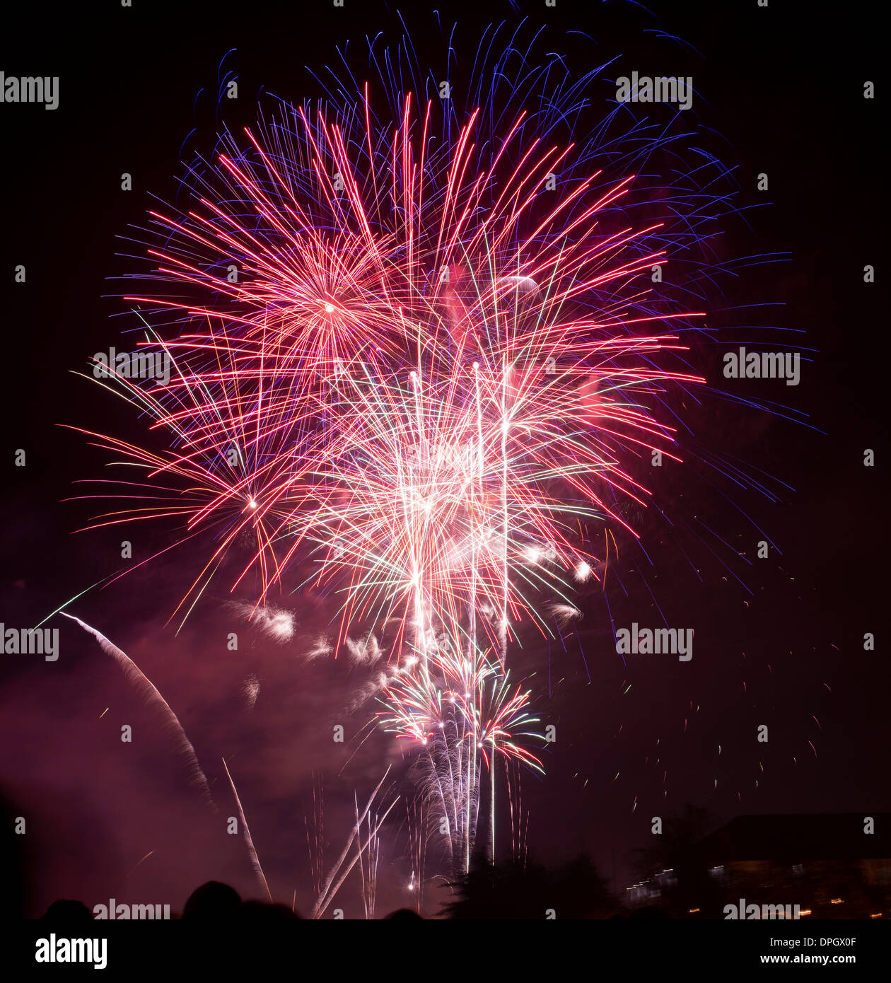 A firework display Stock Photo - Alamy
