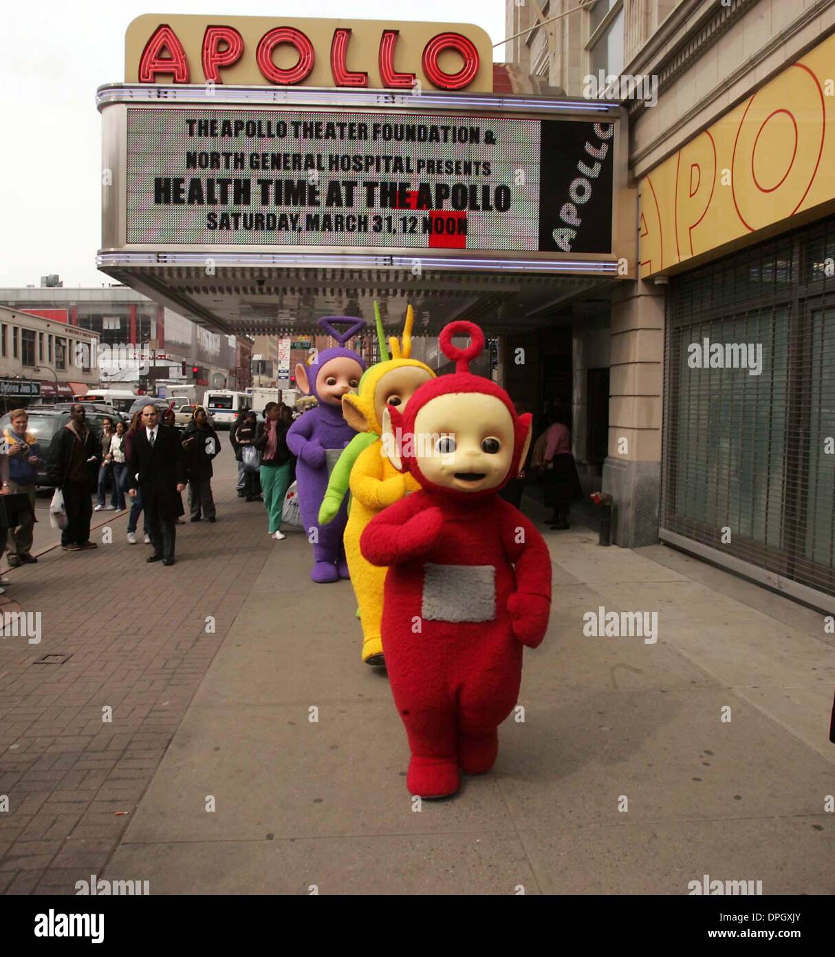Mar. 25, 2006 - New York, New York, U.S. - THE TELETUBBIES KICK OFF IT ...