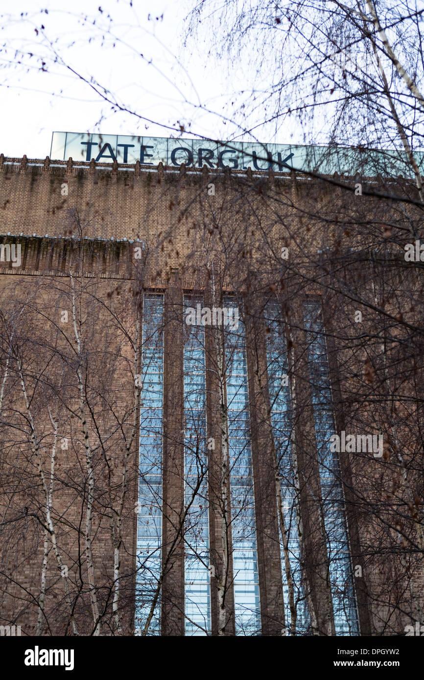 Window and signage of Tate Modern, Bankside, London Stock Photo - Alamy