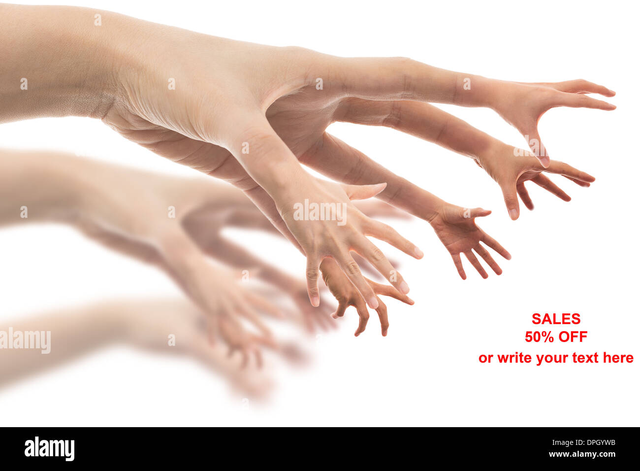 Many hands hi-res stock photography and images - Alamy