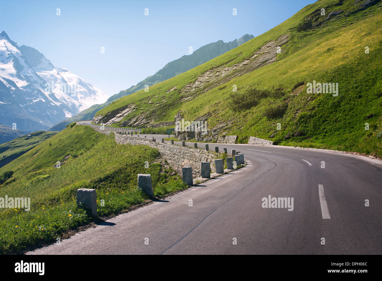 the high alpine road on Summer - Austria Stock Photo - Alamy