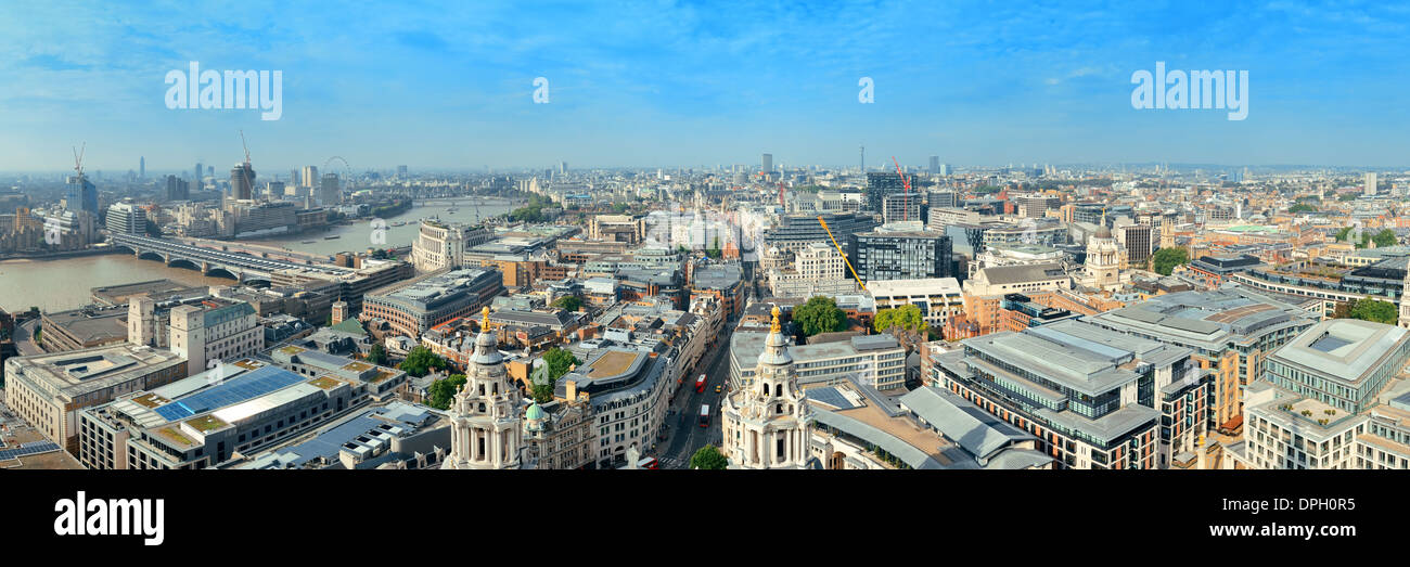 London rooftop view panorama with urban architectures Stock Photo - Alamy