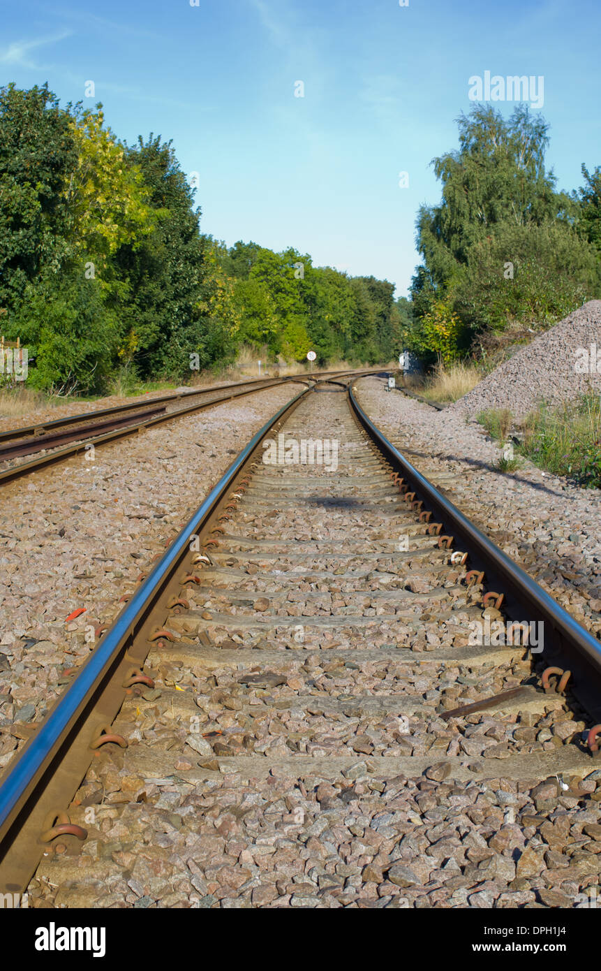 Disappearing train hi-res stock photography and images - Alamy