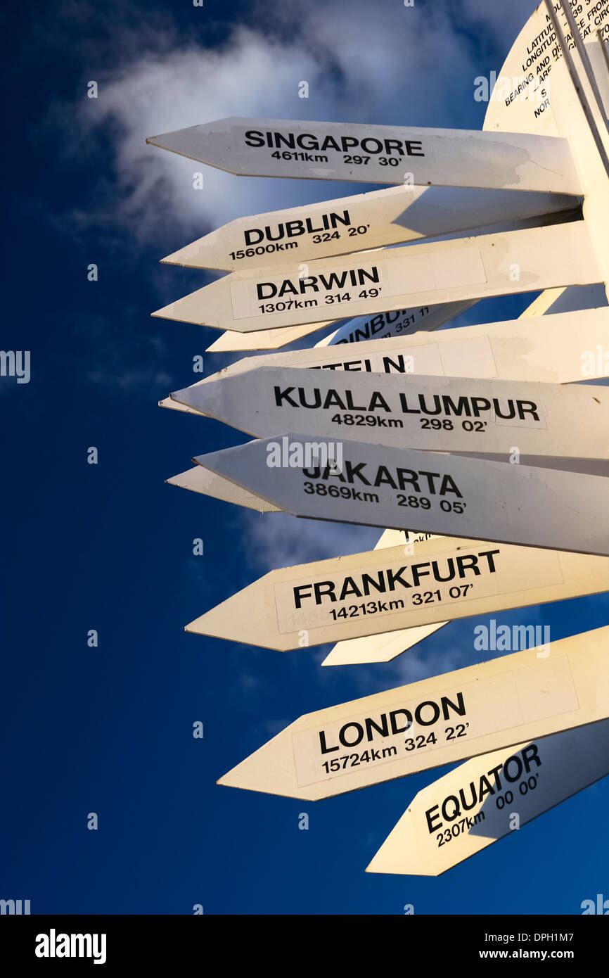 Signpost, Mount Isa, Queensland, Australia Stock Photo - Alamy