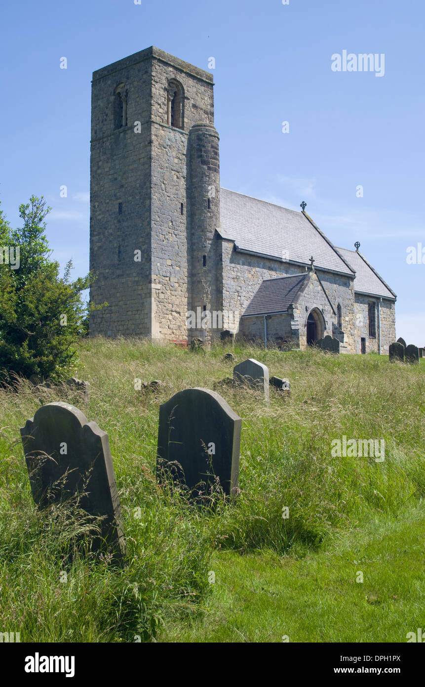 Weaverthorpe village church, East Yorkshire England Stock Photo - Alamy