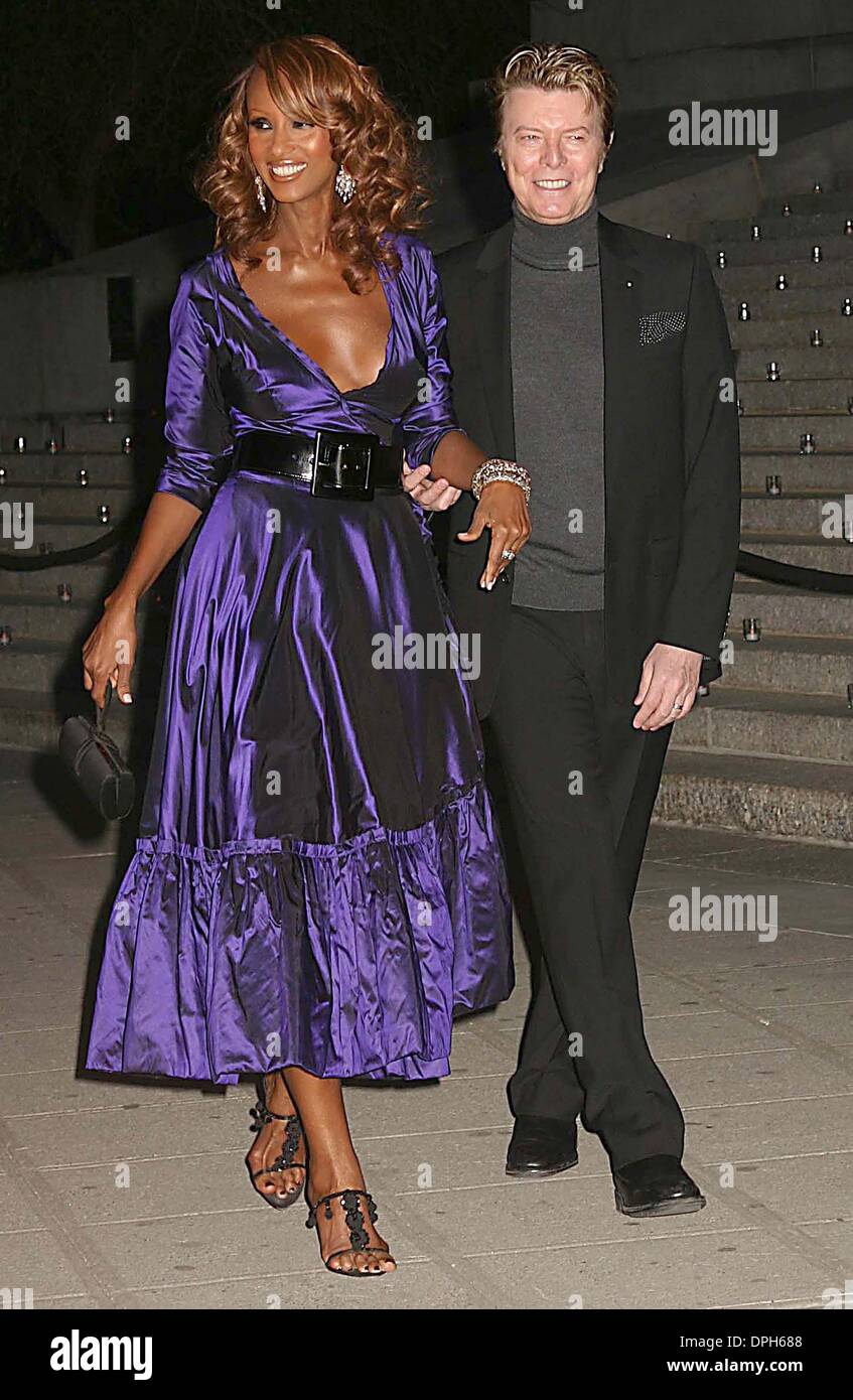 Iman and david bowie hi-res stock photography and images - Alamy