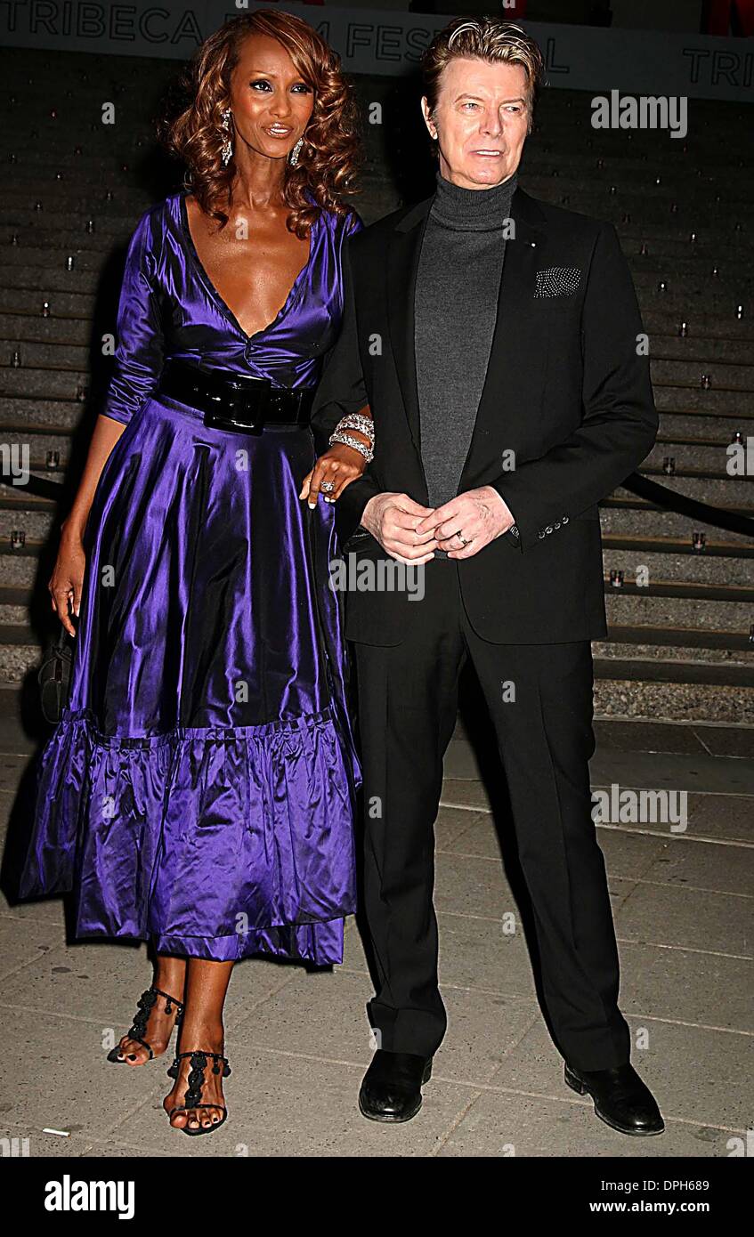 Iman and david bowie hi-res stock photography and images - Alamy