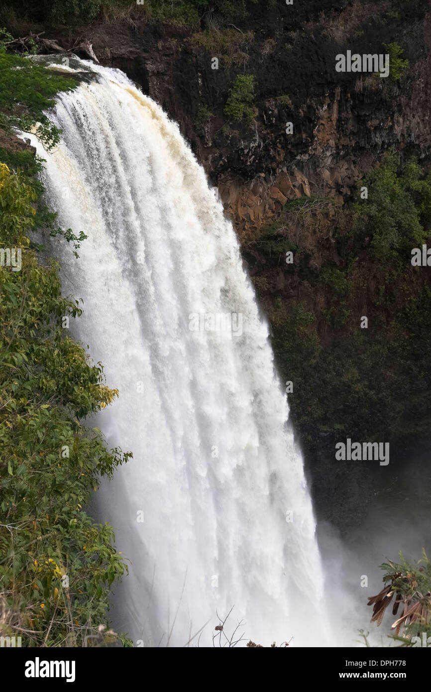 Wailua Falls, Kauai, Hawaii, USA Stock Photo - Alamy
