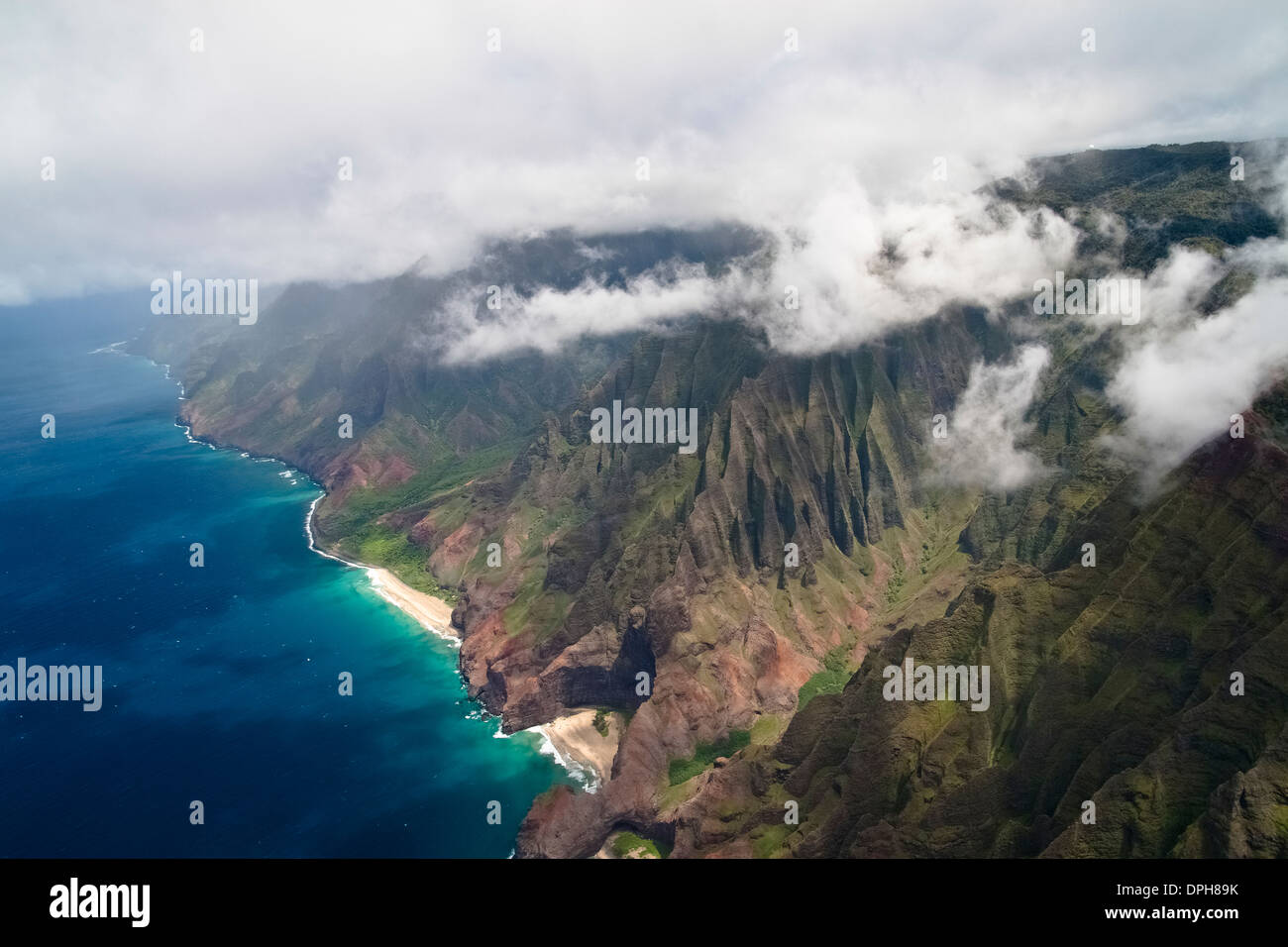 Above na pali coast hi-res stock photography and images - Alamy