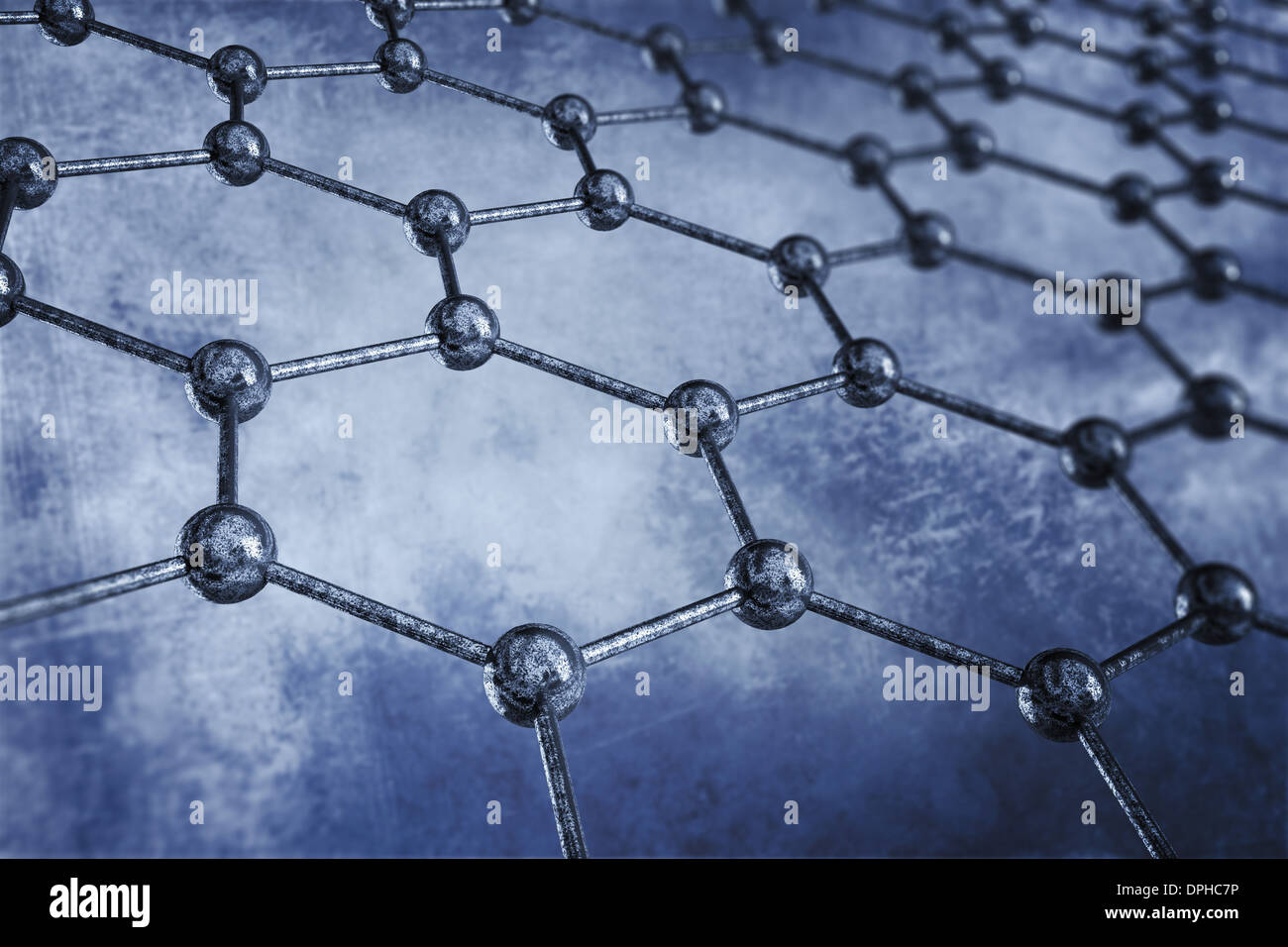 Material Structure Concept Illustration. 3D Render. Science Concept ...