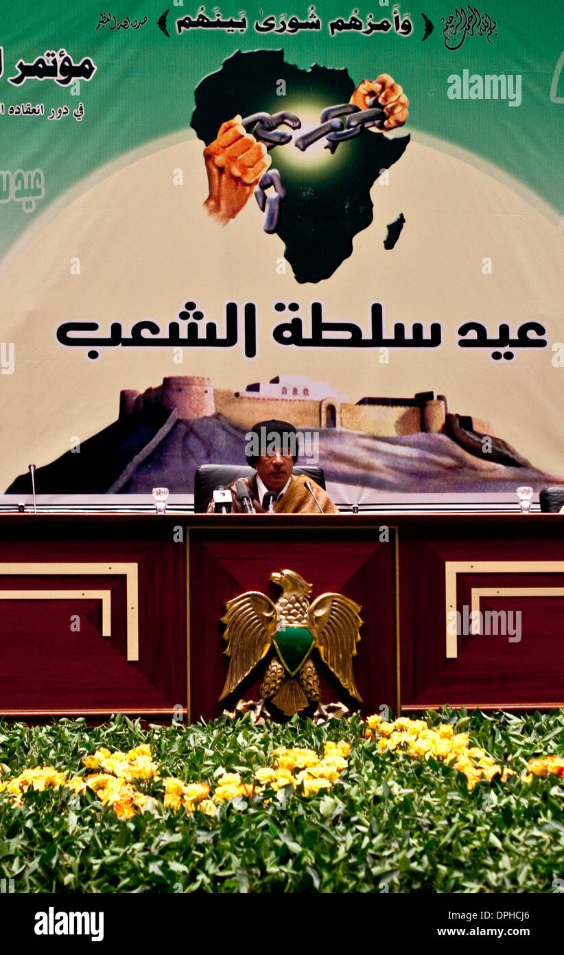 Libya muammar gaddafi hi-res stock photography and images - Alamy