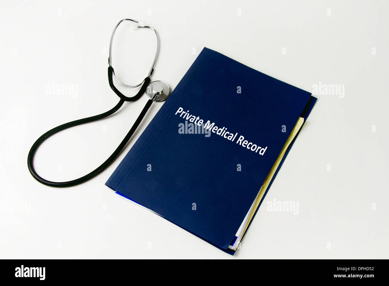 Patient medical record Stock Photo - Alamy