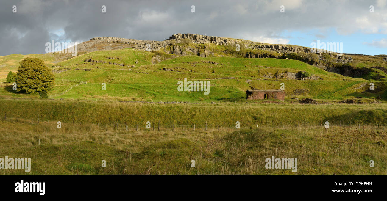Penwyllt Limestone Ridge Stock Photo - Alamy